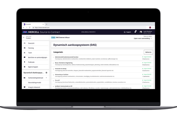 Source-to-Contract I Software voor de private sector van Mercell Source-to-Contract I Software voor de private sector van Mercell
